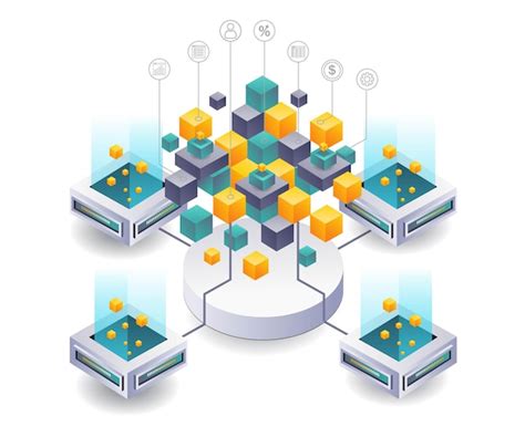 Blockchain Ecosystems Vectors And Illustrations For Free Download