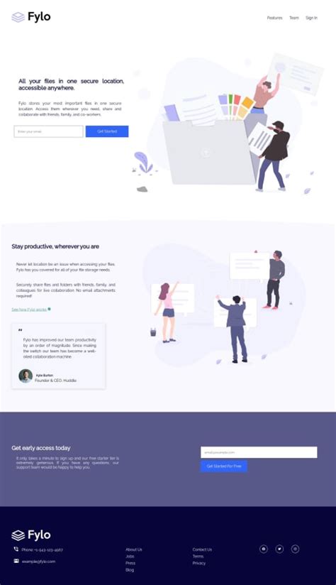 Frontend Mentor Responsive Landing Page Using Html Cssgrid Coding