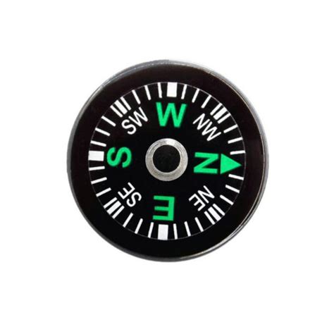 20mm Green Mini Liquid Filled Button Compass No Bubble Haowind