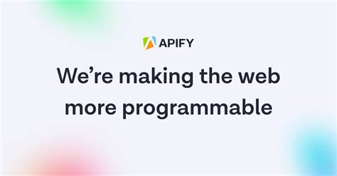 Web Scraping Data Extraction And Automation · Apify