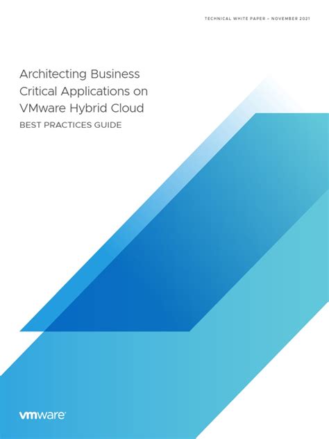 Architecting Business Critical Applications On Vmware Hybrid Cloud