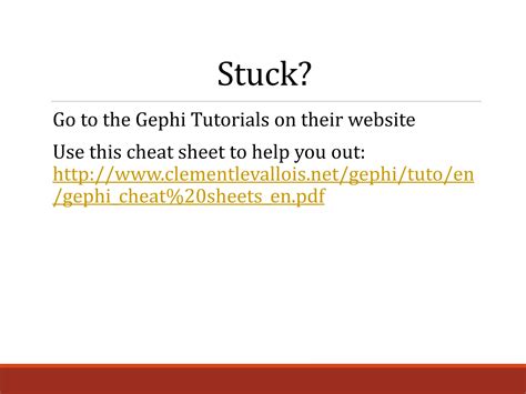 Basics Gephi Tutorial Pptx Computer Networking Computing