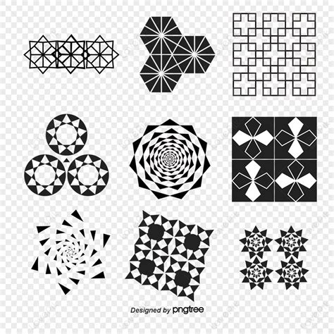 기하학적 퍼즐 조각 샘플모형검은퍼즐 패턴 Png 일러스트 무료 다운로드 Lovepik