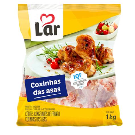 Frango Iqf Coxinha Asa Lar 1kg Guguy Supermercado