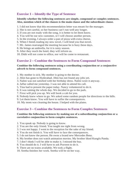 Exercise 1 Pdf Syntax Grammar