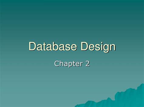PPT Database Design PowerPoint Presentation Free Download ID 5616060