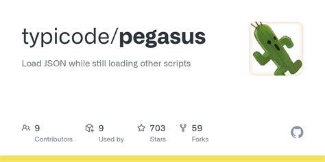 github typicode pegasus load json while still loading other scripts