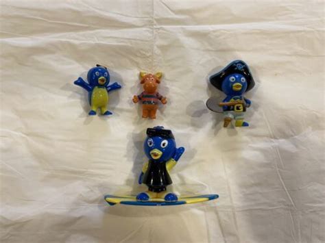 The Backyardigans 4 Tyrone And Pirate And Surfer Pablo Toy Action Figures