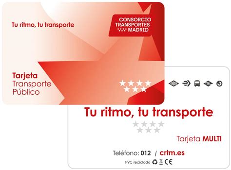Así Son Las Nuevas Tarjetas De Transporte Público De La Comunidad De