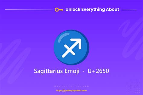 Sagittarius Emoji ♐ U2650 Meaning Copy Codes And Uses Goldkey