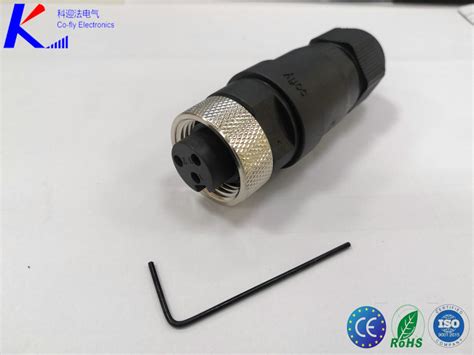 Sensor Power Connector 7 8 3pin Straight Field Installable Solder Type Plug Plug And Metal