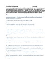 Logic Homework Docx Dulce Vazquez Logic Assignment Due I Each Of The Following