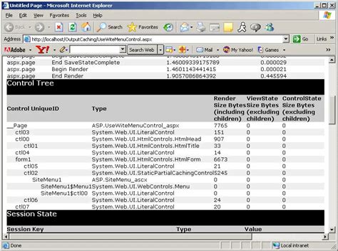 Caching User Controls Aspnet