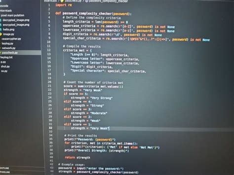 Kishore Senthamarai On Linkedin Python Code To Implement The Password