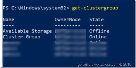 Moving Witness Cluster Disk To Another Node IP Loging
