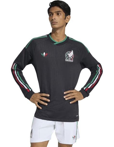 Jersey De Selección Nacional De México Local Authentic De Manga Larga