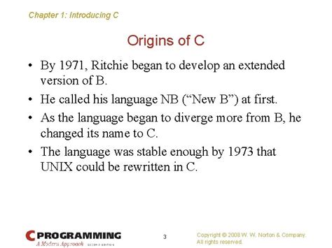 chapter 1 introducing c chapter 1 introducing c