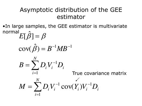 Ppt Lecture 9 Marginal Logistic Regression Model And Gee Chapter 8