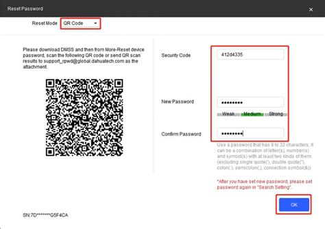 how to reset dahua camera default password vikylin security