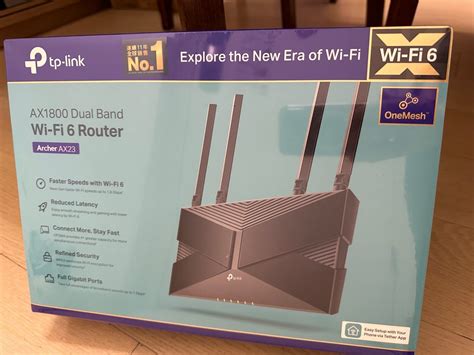 Tp Link Ax1800 Dual Band Wifi 6 Router Archer Ax23 電腦＆科技 電腦周邊及配件 Wifi及上網相關產品 Carousell