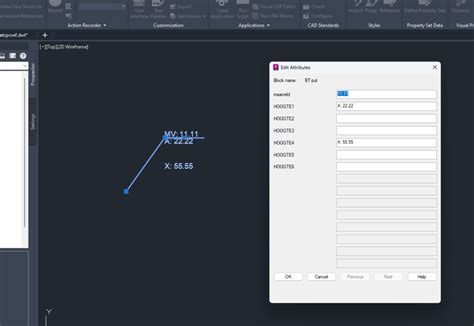 Change values of dynamic block with outcomes - AutoLISP, Visual LISP ...