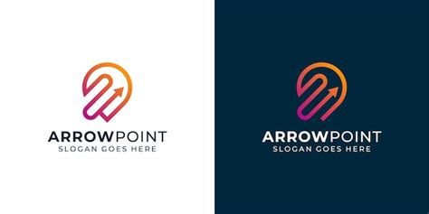 Premium Vector Creative Arrow Point Logo Pin Map Point Route And Direction Guide With Linear Premium Vector Creative Arrow Point Logo Pin Map Point Route And Direction Guide With Linear