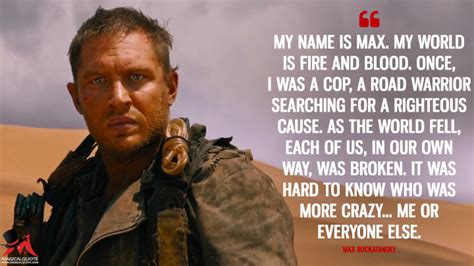 Mad Max Fury Road Quotes Magicalquote