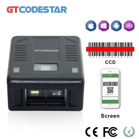 New Arrival Mini CCD D Bar Code Scanner Auto Sensing Qr Code Reader Scanning Module Qr Code
