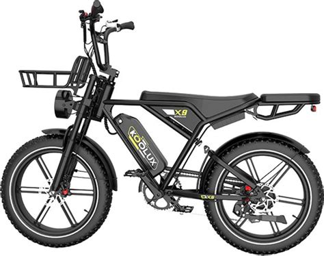 Koolux X9 Elektrische Fiets Fatbike 20 X 40 Inch Dikke Banden
