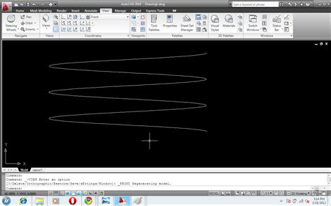 Auto CAD Tricks How To 3d Spring Using Autocad