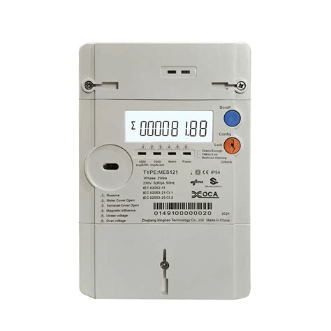 Custom Single Phase Sts Dlms Remote Control Enery Meter Multimeter