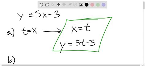 finding parametric equations for a graph in exercises 61 76 find a