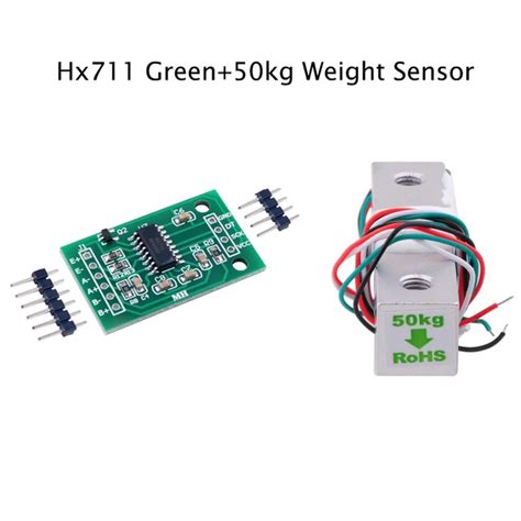 Hx711 Ad Module Electronic Scale Aluminum Alloy Weighing Pressure Sensor 50kg Weight Sensor Body