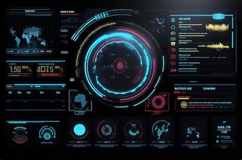 Premium Photo Ensuring Robust Data Protection With HUD Cybersecurity Interface AR 32