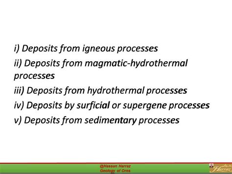Topic 3 Ore Forming Processes And Magmatic Mineral Deposits Pdf