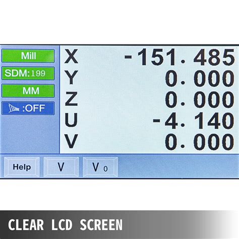 Axis Digital Readout Mill Linear Encoder Lcd Screen Dro For Milling Machine VEVOR EU