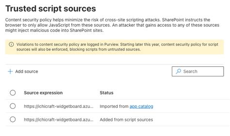 Support For Content Security Policy Csp In Sharepoint Online Microsoft Learn
