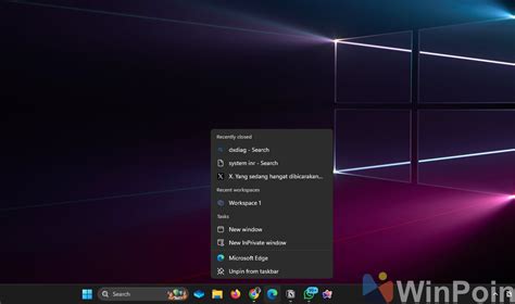 Taskbar Di Windows 11 Dapatkan Peningkatan Hover To Show Jump List Winpoin