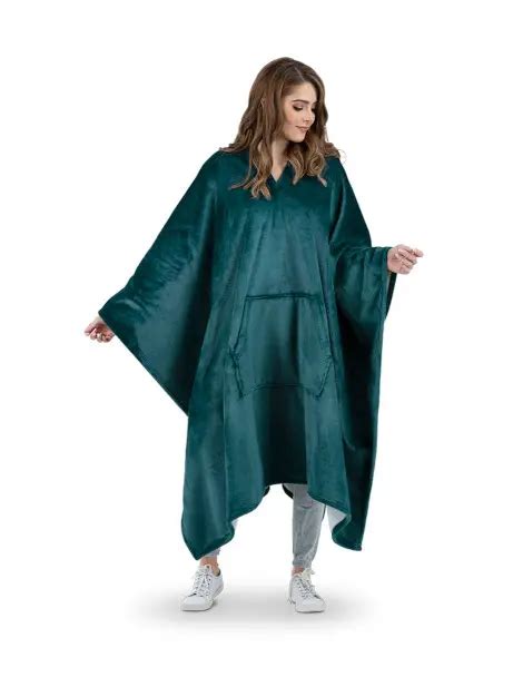 Chal De Borrega Verde Afelpado