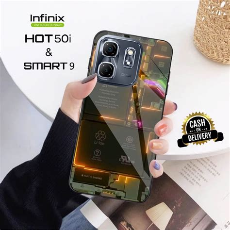Jual Softcase Glass Kaca Case Kaca Casing Kaca Infinix Hot I Smart S Shopee