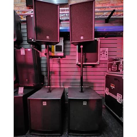 Hk Audio Premium Full Pa System 2 X Hk Pro 12 Tops 2 X Hk Reverb