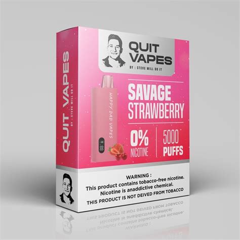 Designs Quit Vape Package For Disposable Vape Device Product