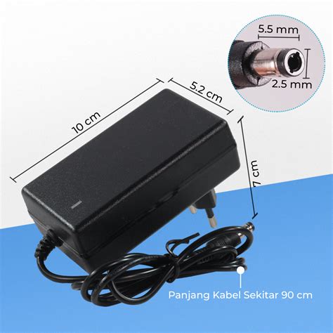 Deek Robot Adaptor Power Supply Converter Ac To Dc V A Led Strip Eu Black