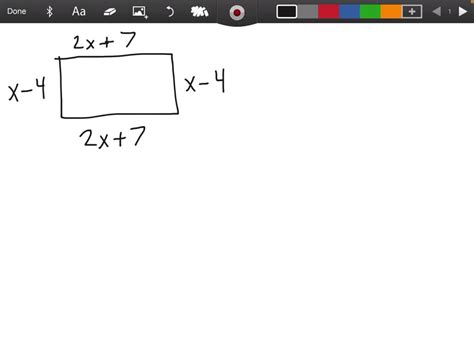 Solvedfind A Polynomial That Represents The Perimeter Of The Rectangle