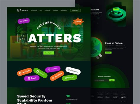 Defi Landing Page Behance