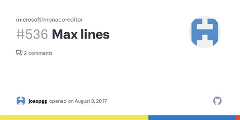 max lines · issue 536 · microsoft monaco editor · github