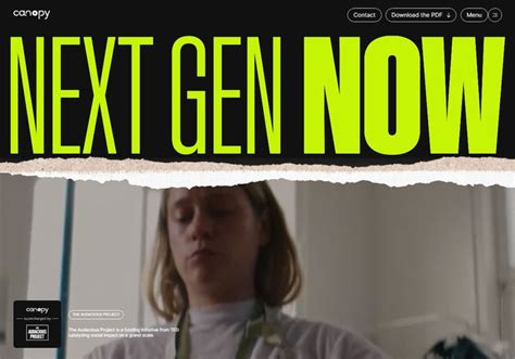 Next Gen Now Css Winner Next Data Visualization Social Impact