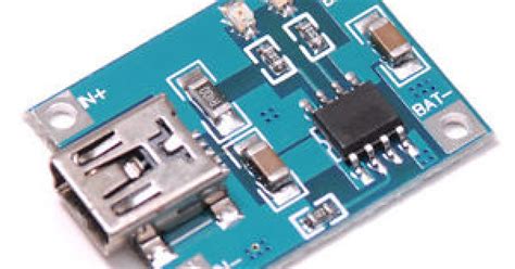 Mini Usb Lithium Battery Charging Board Li Ion Li Po Charger Module 5v 1a Cc Cv