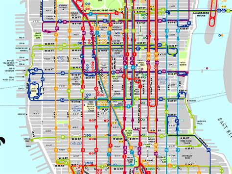 Manhattan Mta Transit Map