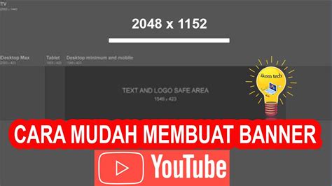 Tutorial Membuat Banner Header Channel Youtube Menggunakan Photoshop